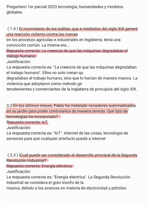 Preguntero THMG 1er Parcial 23 Tecnologia Humanidades Y Modelos