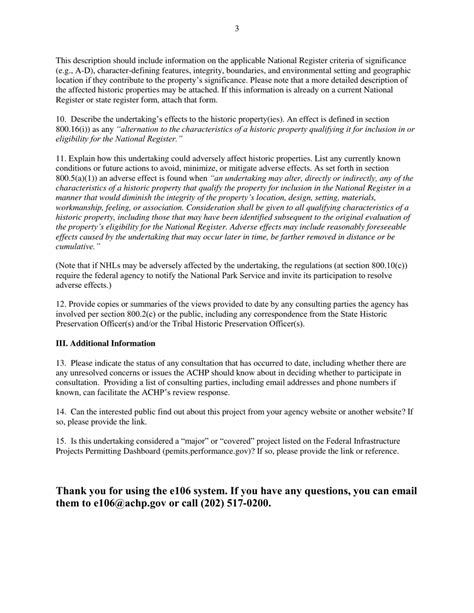 Download Instructions For Form E106 Electronic Section 106 Documentation Submittal System Form