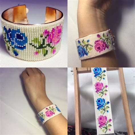 Bead Loom Designs Bead Loom Bracelets Cordon Loom Beading Perler