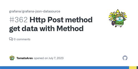 Post Method Get Data With Method · Issue 362 · Grafanagrafana