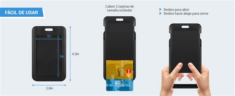 Bomsirus 3 Piezas Porta Gafete Retráctil Porta Credencial Con Lanyard
