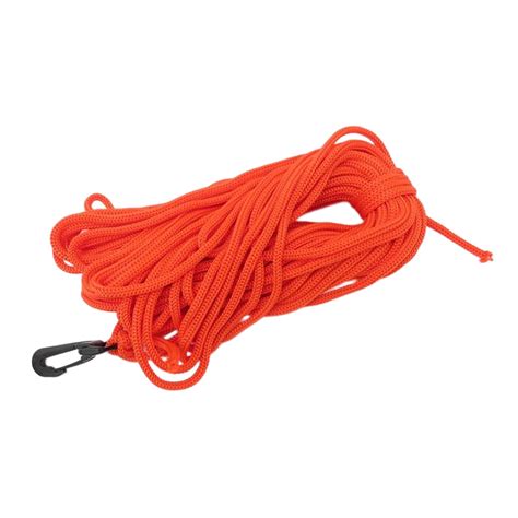 Buoy Float Rope Portable 21m 69ft Orange Polyester Float Rope Buoy Dive Scuba Rope Dive Rope For