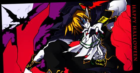 レベルハロウィン【悪戯】 【pfv】吸血鬼カルディア【レベル遊撃旅団】 池上タイチのイラスト Pixiv