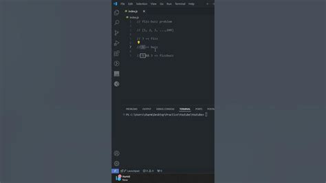 Javascript Interview Question Fizz Buzz Problem Shorts Ytshorts Youtube