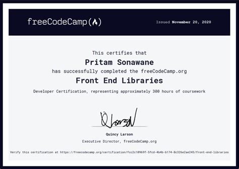 Pritam Sonawane On Linkedin Freecodecamp Bootstrap Jquery Reactjs