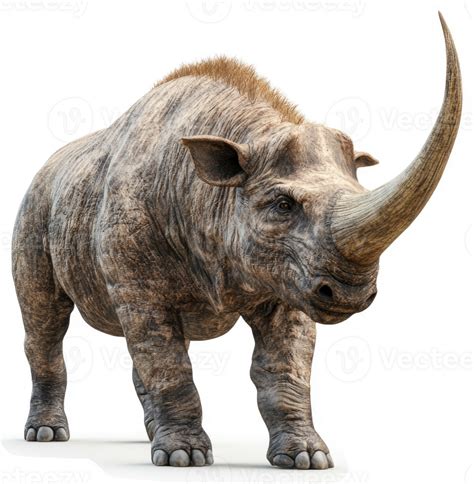 Prehistoric Rhinoceros A Magnificent Extinct Mammal 60730063 Png