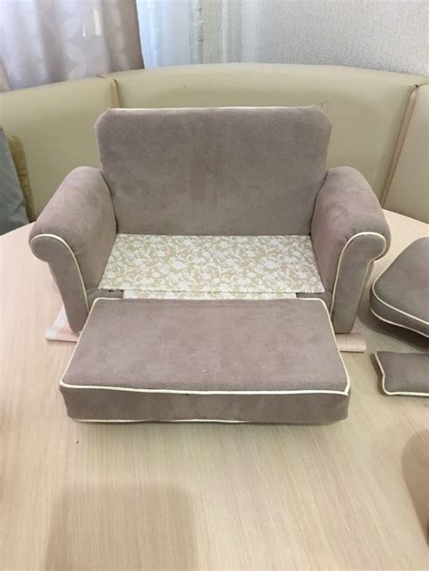 Раскладной диван Мебель для барби Мебель для кукольного домика
