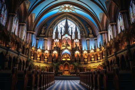 A Stunning Cathedral With Intricate Architecture Symbolizing