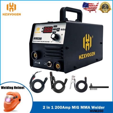 110v Flux Hzxvogen 2 In 1 200a Mig Welder