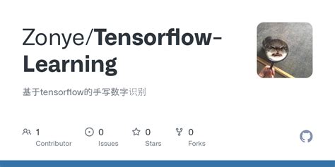 Github Zonye Tensorflow Learning Tensorflow