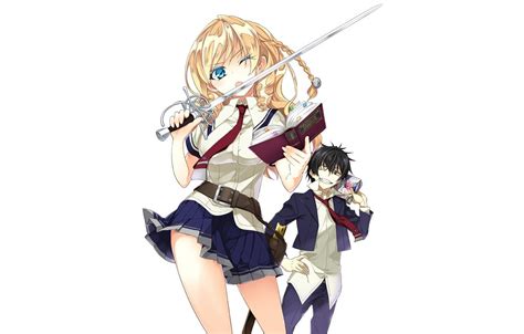 Armed Girls Machiavellism Manga Series Widescreen Wallpapers 107146 Baltana