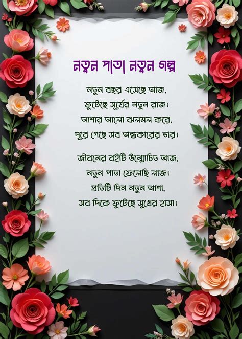 Subho Noboborsho In Bengali Poem Download শুভ নববর্ষ ছবি ডাউনলোড ১৪৩২