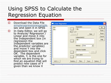 Ppt Least Squares Regression And Multiple Regression Powerpoint