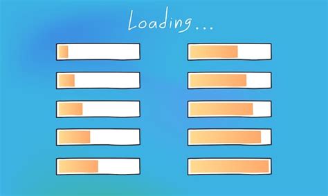 Premium Vector Hand Drawn Line Sketch Vector Loading Bar Doodle