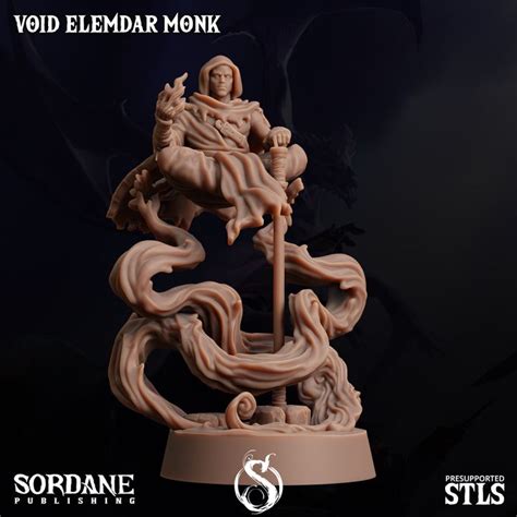 3d Printable Void Elemdar Monk By Sordane Publishing