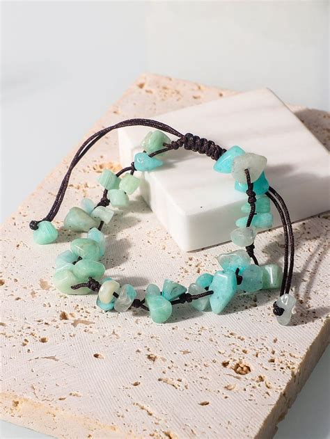 Stone Beaded Bracelet Stone Beads Beaded Bracelets Stone Bead Jewelry