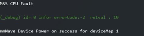 AWR MSS CPU Fault Sensors Forum Sensors TI E E Support Forums