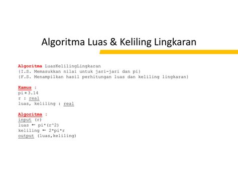 Algoritma And Pemograman 02 Variabel Dan Tipe Data Pdf
