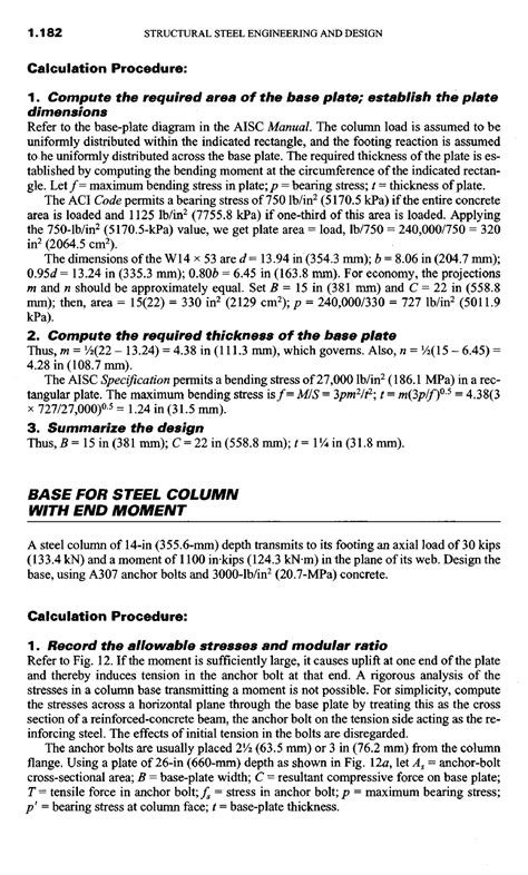 Civil Engineering Calculations 22 Calculation Procedure 1 Compute