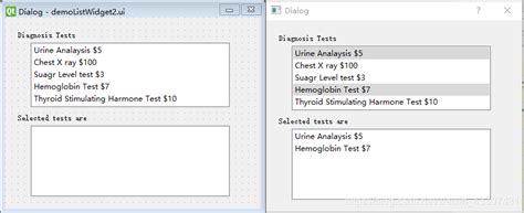 Pyqt5 Chapter2 从一个列表小部件中选择多个列表项并在另一个列表小部件中显示它们pyqt5从listview选中数据给另一控件