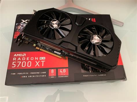 گرافیک XFX RX 5700 XT RAW II استوک با جعبه دارای توضیحات شهرکامپیوتر