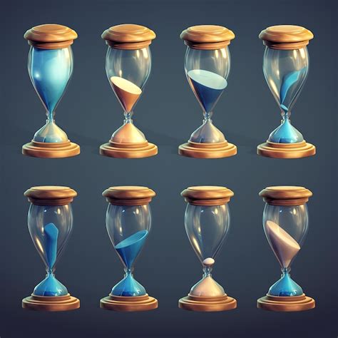 Premium Ai Image Sand Running Through The Bulbs Of An Hourglass
