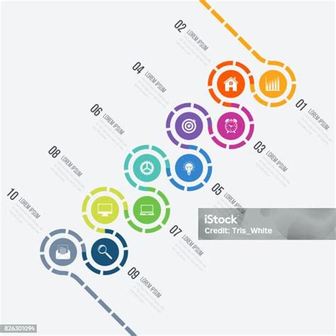 Infographie Conception Modèle Et Concept Daffaires Vecteurs Libres De