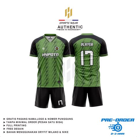 Jual JERSEY BOLA FUTSAL CUSTOM FULL PRINTING PESAN SATU BISA Shopee