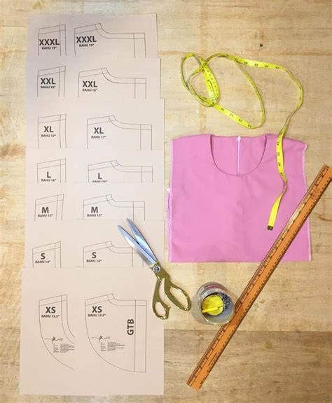 Pola Leher Baju Kurung Moden Cara Membentuk Lapik Leher Bulat Baju