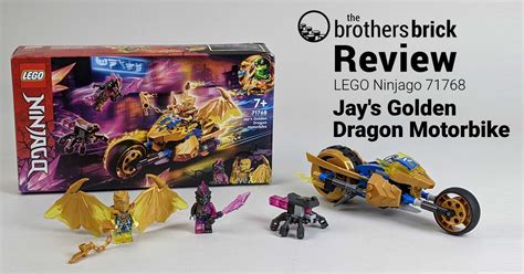 LEGO Ninjago 71768: Jay's Golden Dragon Motorcycle - Putting the Dragon ...