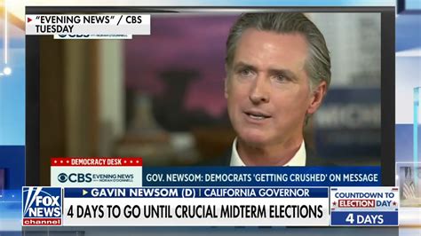 Gavin Newsom Says Dems Getting Crushed On Midterm Messaging Fox