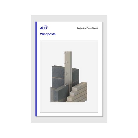 L Type Windpost Acs Stainless Steel Fixings Ltd