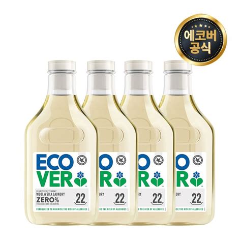 울세탁세제 제로 1000ml 4개세트 홈플러스 택배배송