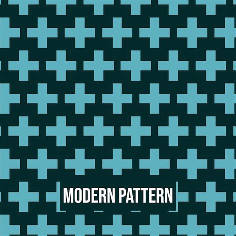 Premium Vector Abstract Geometric Pattern With Plus Pattern Seamless Vector Background Blue
