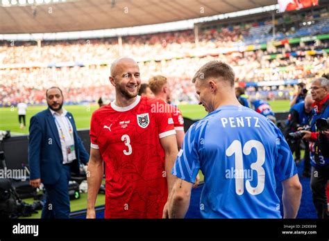 Berlin Germany 21st June 2024 Gernot Trauner 3 Of Austria Seen
