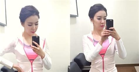 정지원 아나운서 초밀착 트레이닝복 패션 완벽 소화