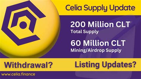 Celia CLT Listing How To Withdraw Celia Token Celia Mining App