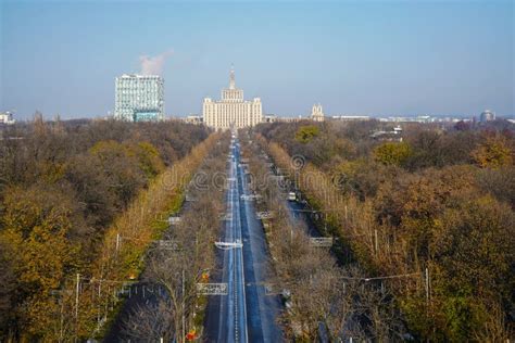Bucharest Aerial View Of The Arc De Triumphe Autumn Landscape Autumn