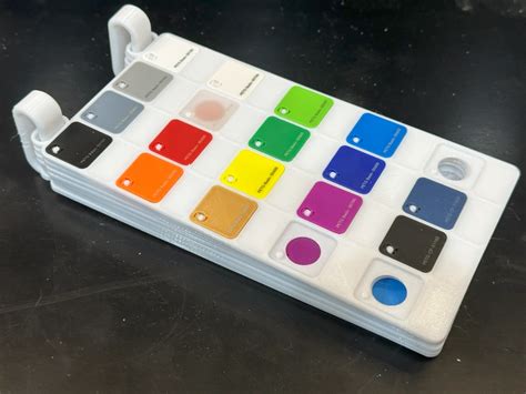 Filament Swatch System Bambu Swatch Frame By Ergox8 Makerworld