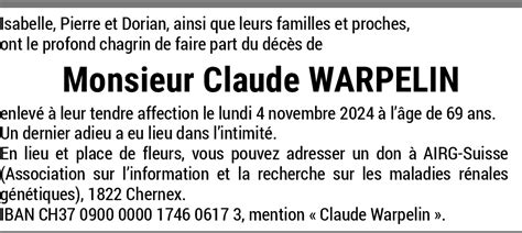Claude Warpelin Hommages