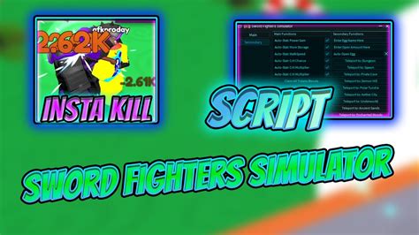 best sword fighters simulator script [insta kill] [dungeon farm