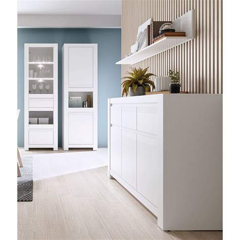 Lomadox Wohnwand Nava 129 4 St 4 Tlg Wohnmöbel Schränke Vitrine
