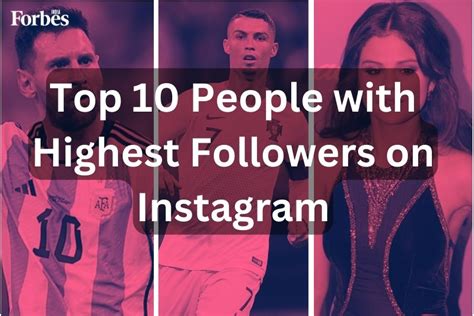 Top 10 People With Highest Followers On Instagram In 2023 Cristiano