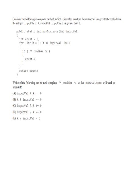 Apcsa Review Game Doc Pdf