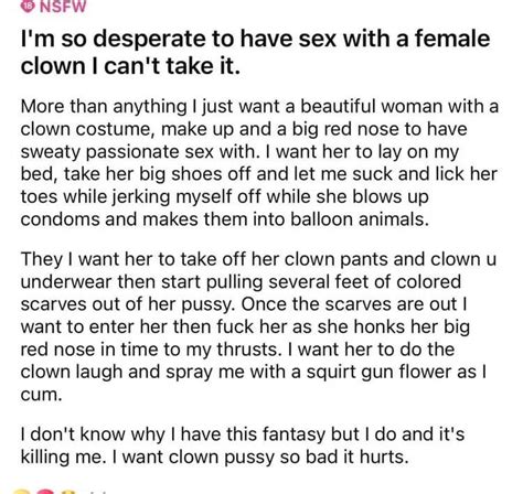 Thanks I Hate Clown Sex R Tihi