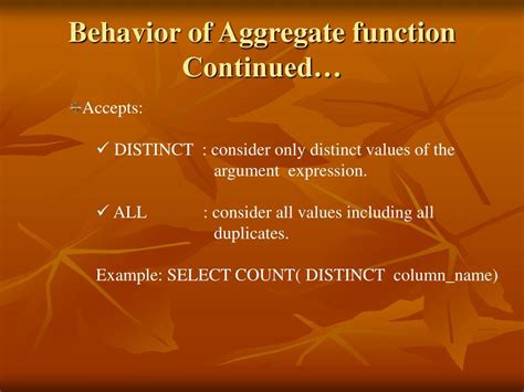 Ppt Aggregate Functions Powerpoint Presentation Free Download Id