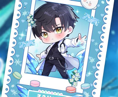 Zayne Chibi Love And Deepspace Art Print Poster T For Gamer Etsy