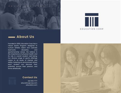 Computer Institute Brochure Templates