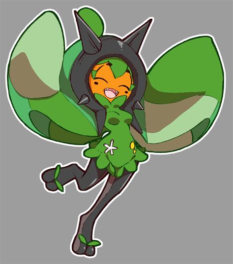 Masked Agent Ogerpon Nintendo Pokemon 1girl Arms Up Breasts