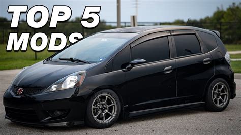 Top 5 Mods For The Honda Fit Youtube